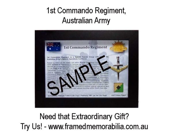 1st Commando Regiment, Australian Army Special Forces Unit