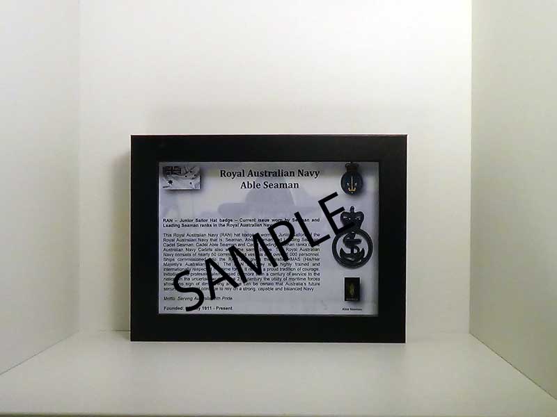 Able Seaman | Royal Australian Navy Badge Framed for Display