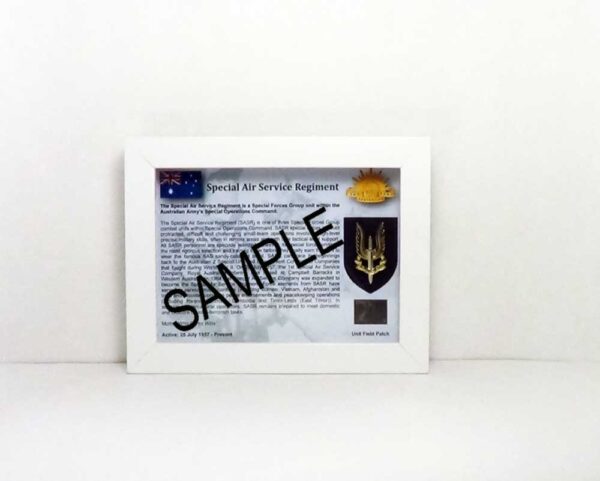 Special Air Service Regiment – Australian Army Badge Framed