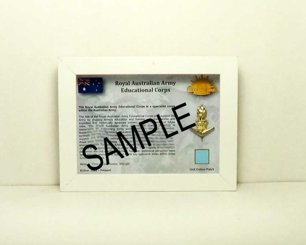 Royal Australian Army Educational Corps (RAAEC) | Badge Framed