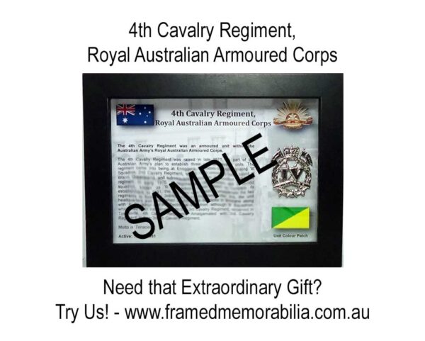 4th Cavalry Regiment, Royal Australian Armoured Corps