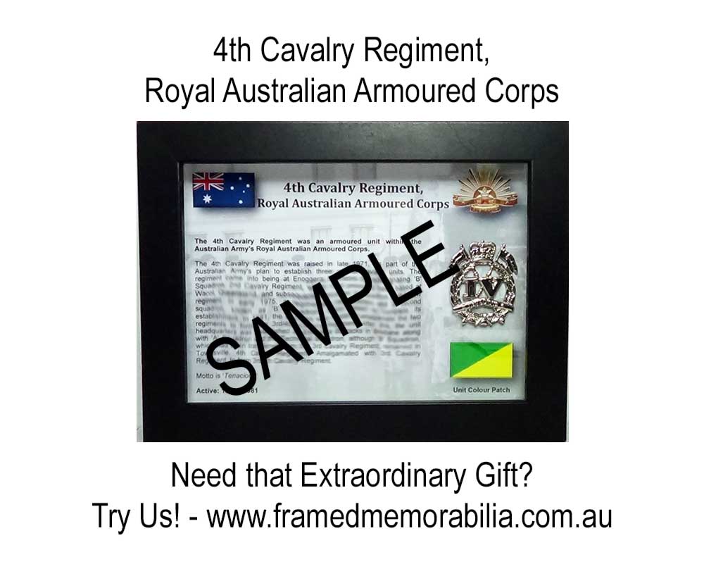 4th Cavalry Regiment, Royal Australian Armoured Corps