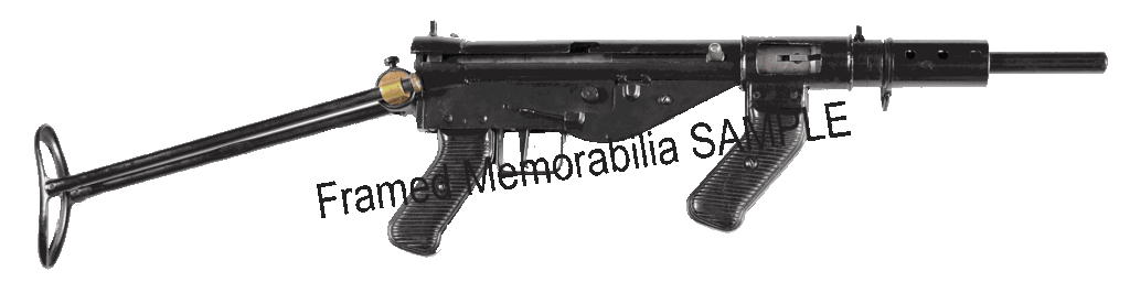 Austen Submachine Gun – Australian Army - Framed Memorabilia